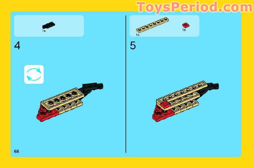 LEGO 4994 Fierce Creatures Instructions and Parts List