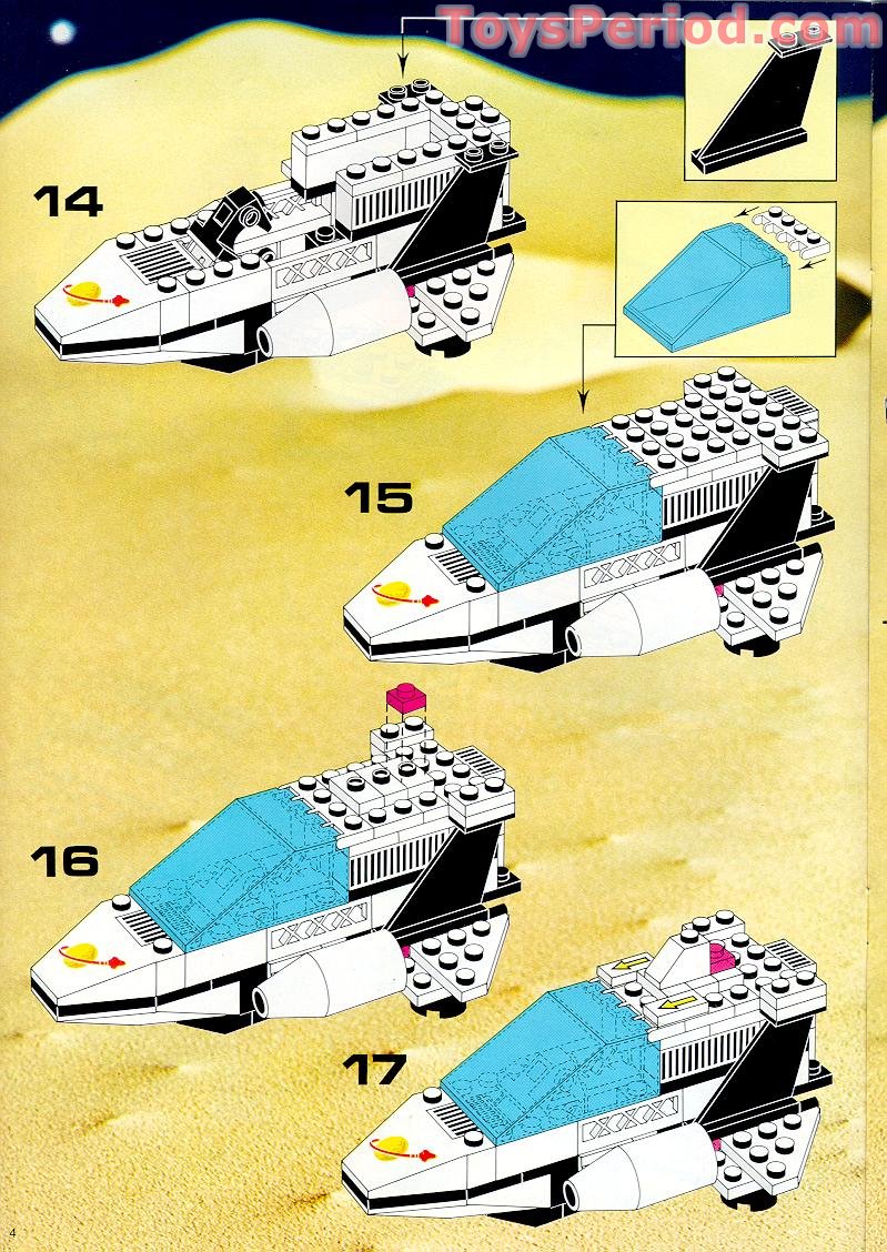 LEGO 6783 Sonar Transmitting Cruiser Instructions and Parts List
