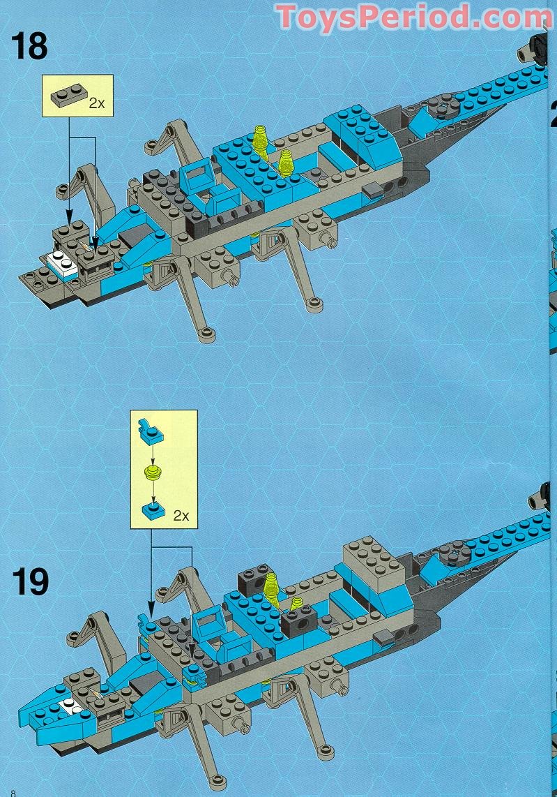 LEGO 6919 Planetary Prowler Instructions and Parts List