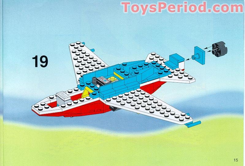 LEGO 6331 Patriot Jet Instructions and Parts List