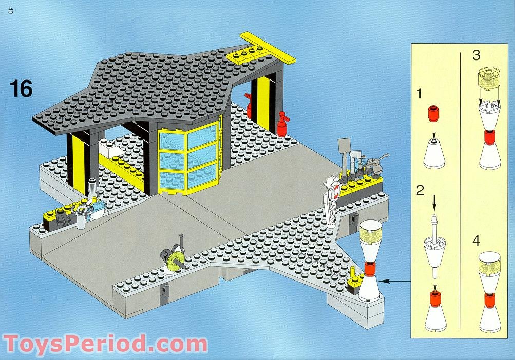 LEGO 6479 Emergency Response Center Instructions and Parts List