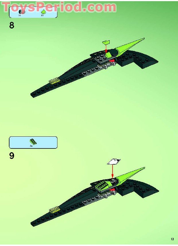 LEGO 7649 MT-201 Ultra-Drill Walker Instructions and Parts List