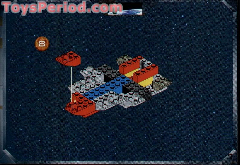 LEGO 7134 A-Wing Fighter Instructions and Parts List