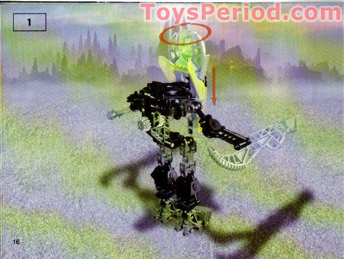 LEGO 8618-1 Vahki Rorzakh Instructions and Parts List