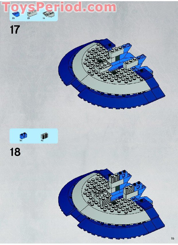 LEGO 8018 Armored Assault Tank (AAT) Instructions and Parts List