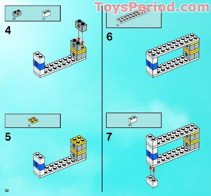 LEGO 8106 Aero Booster Instructions and Parts List