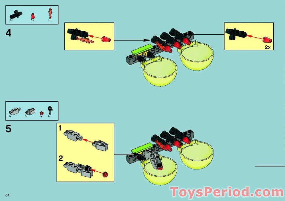LEGO 8108 Mobile Devastator Instructions and Parts List