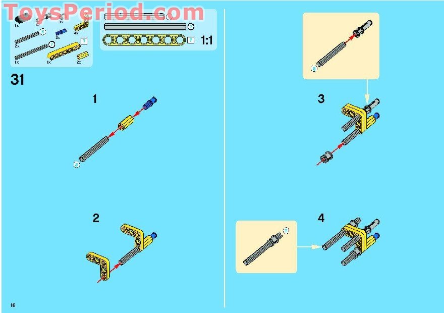 LEGO 8264 Hauler Instructions and Parts List