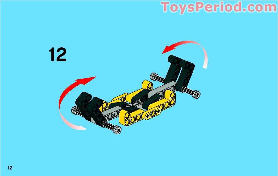 LEGO 8270 Rough Terrain Crane Instructions and Parts List