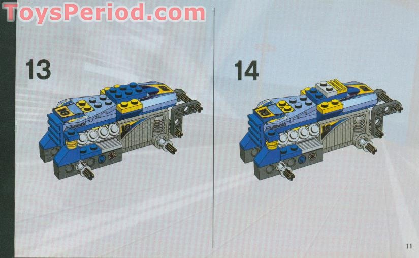 LEGO 8383 Nitro Terminator Instructions and Parts List