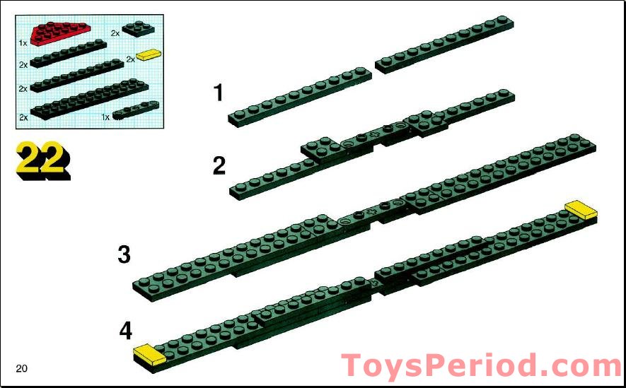 LEGO 8429 Helicopter Instructions and Parts List
