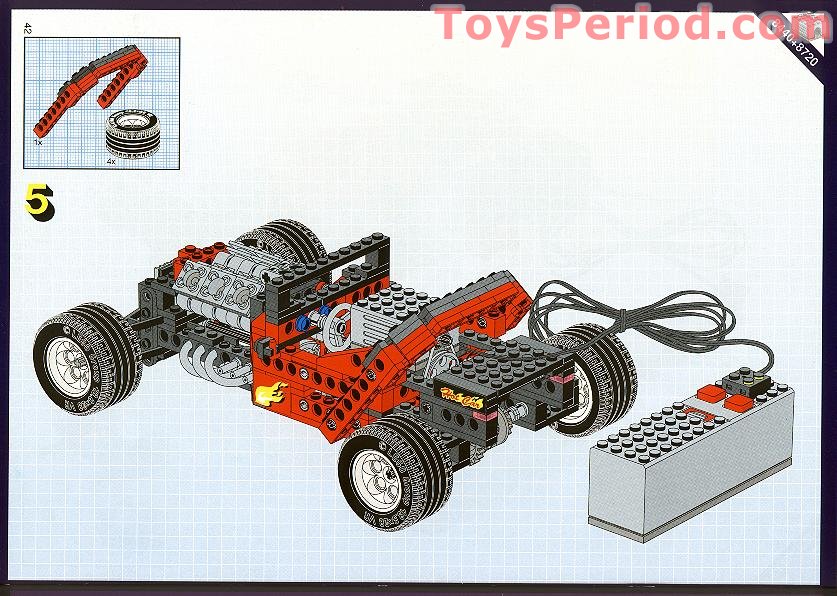 LEGO 8440 Formula Indy Racer Instructions and Parts List
