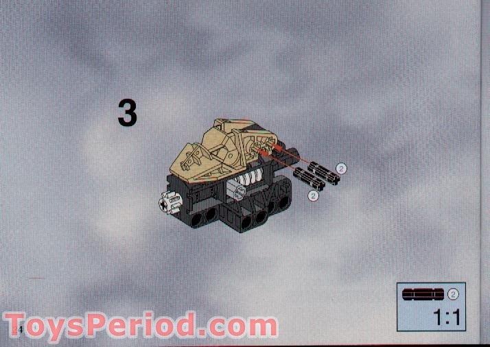 LEGO 8511 Frost Instructions and Parts List