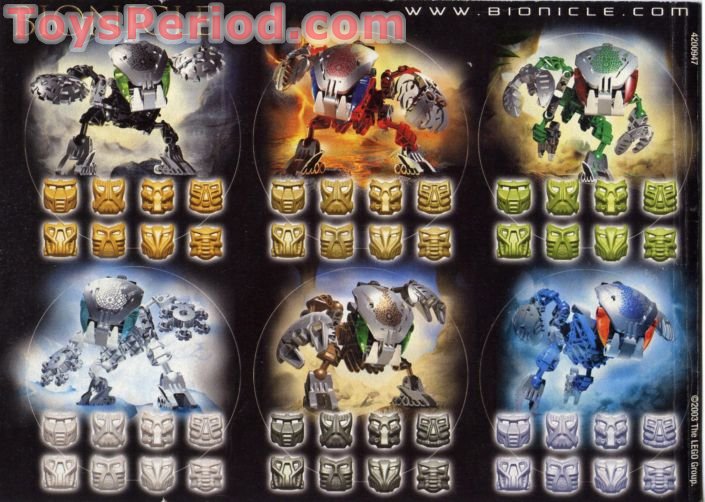 LEGO 8578 Gahlok-Kal Instructions and Parts List