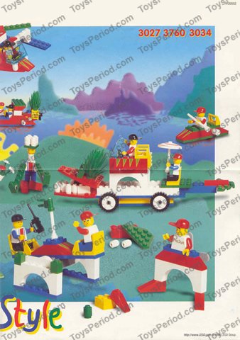 LEGO 3760 35th Anniversary Bucket Set Parts List