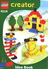LEGO 4119 Regular and Transparent Bricks Bucket Instructions and Parts List
