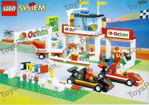 LEGO 6337 Fast Track Finish Instructions and Parts List