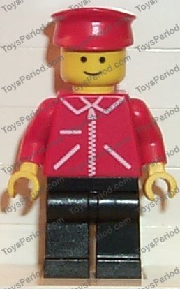 LEGO Sets with Minifigure jred014 Jacket Red with Zipper - Red Arms ...