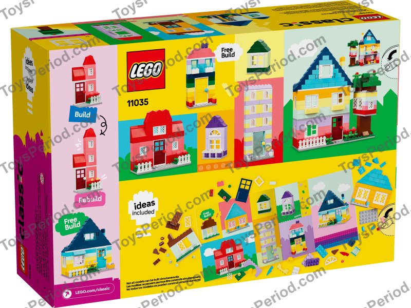 LEGO 11035 Creative Houses Set Parts List
