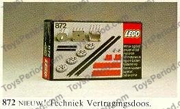 LEGO 872 Two Gear Blocks Instructions and Parts List