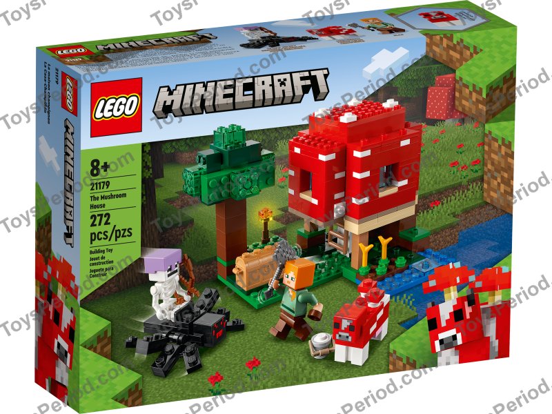 LEGO 21179 The Mushroom House Set Parts List