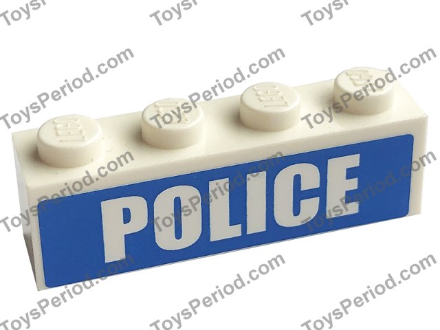 LEGO Sets with Part 3010pb103 Brick 1 x 4 with White 'POLICE' on Blue ...
