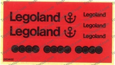 LEGO Sets with Part 311.1stk01 Sticker Sheet for Set 311-1 - (003402)