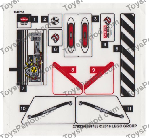 LEGO Sets with Part 75828stk01b Sticker Sheet for Set 75828 - North ...
