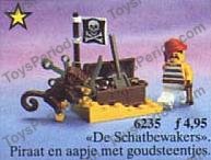 LEGO 6235 Buried Treasure Instructions and Parts List