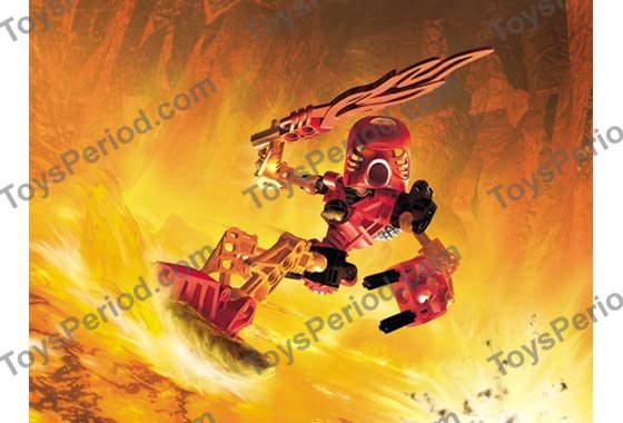 LEGO 8534-2 Tahu - with Mini Cd-Rom Instructions and Parts List