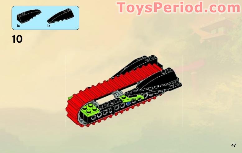 LEGO 70501 Warrior Bike Instructions and Parts List