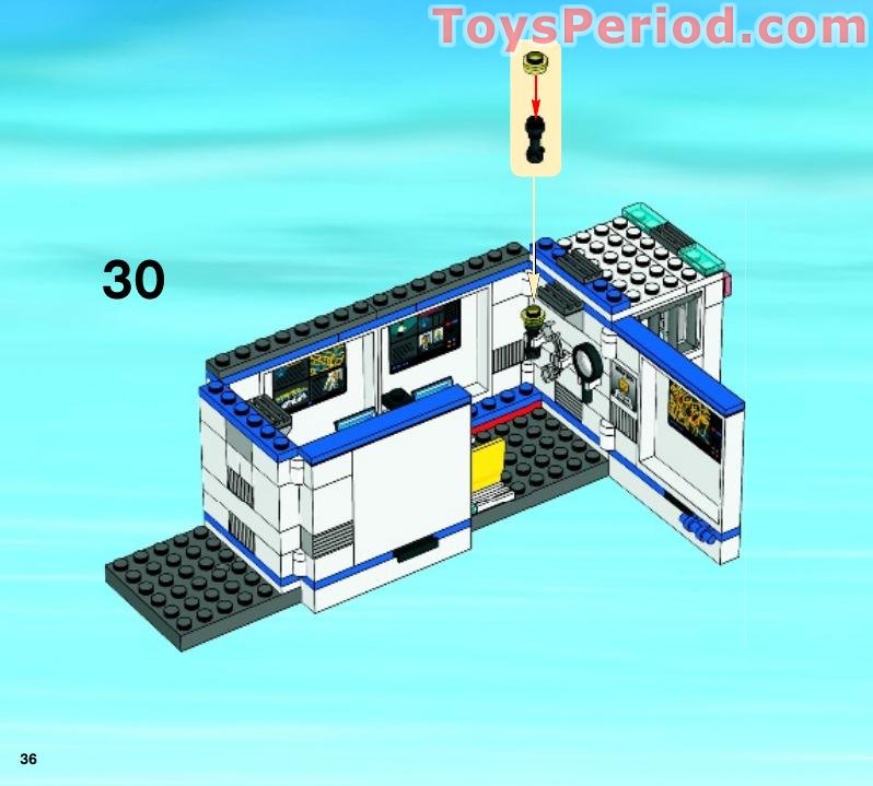 LEGO 7288 Mobile Police Unit Instructions and Parts List