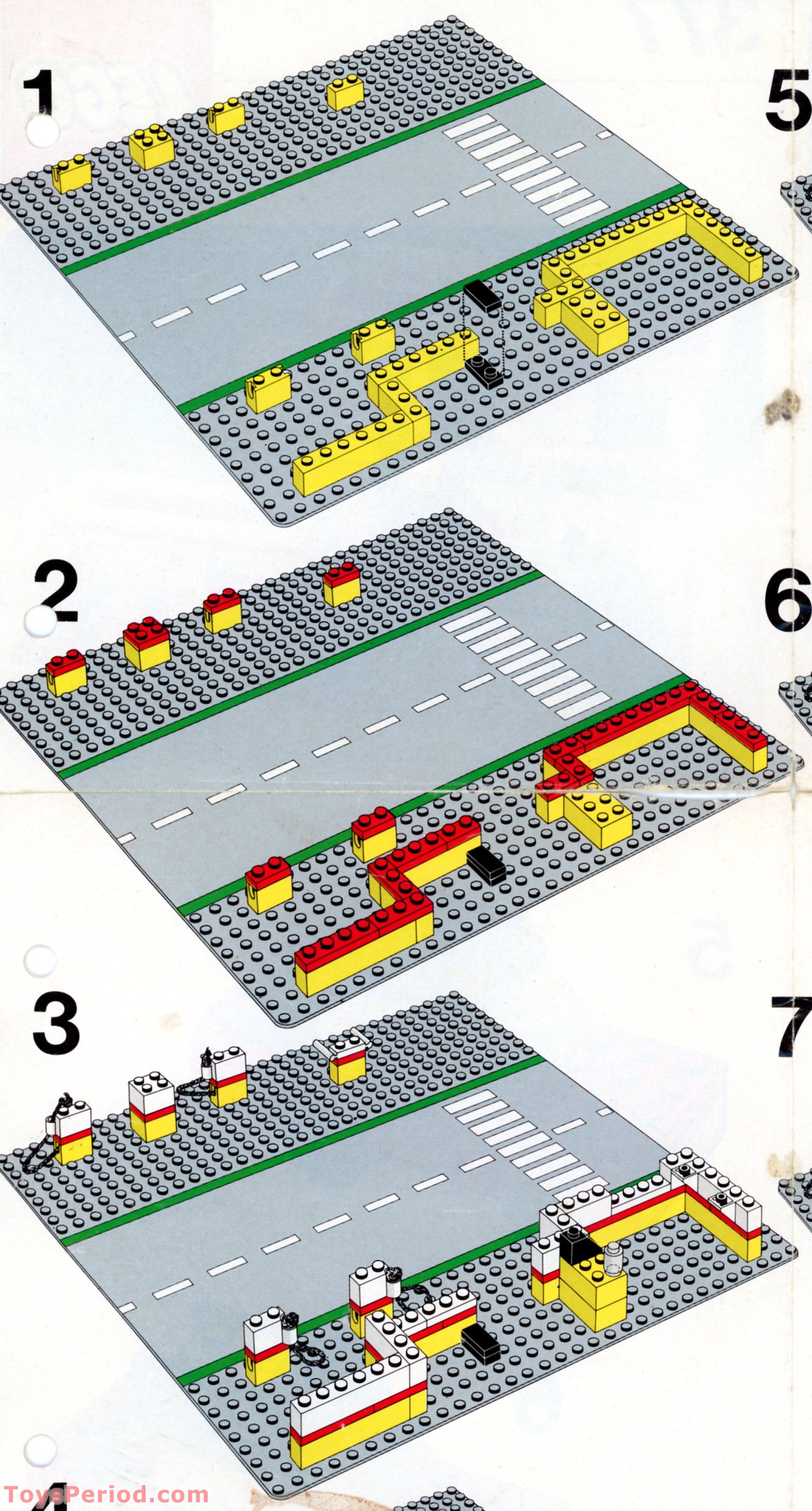LEGO 377-1 Shell Service Station Instructions and Parts List