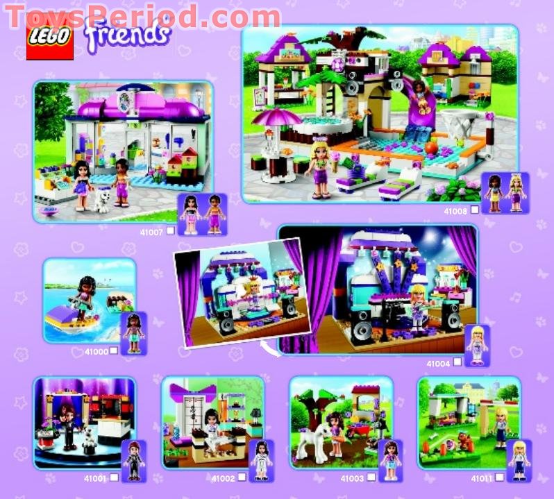 LEGO 41007 Heartlake Pet Salon Instructions and Parts List