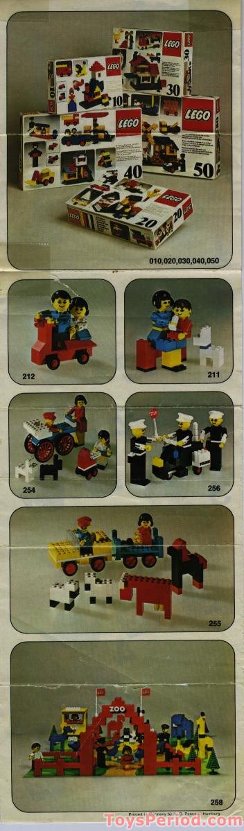 LEGO 210-1 Cowboys Instructions and Parts List