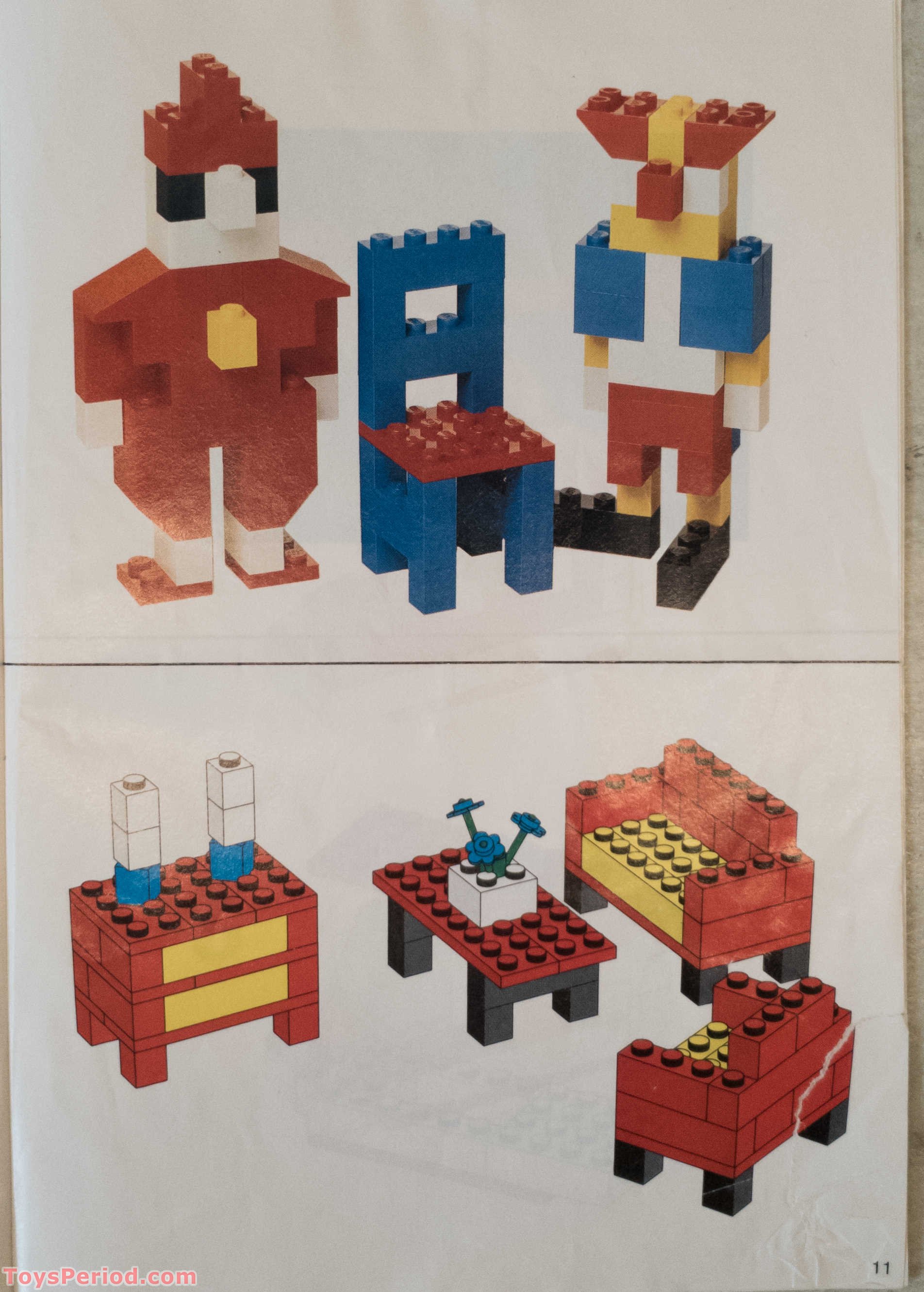 LEGO 1878 Small Bucket Instructions and Parts List