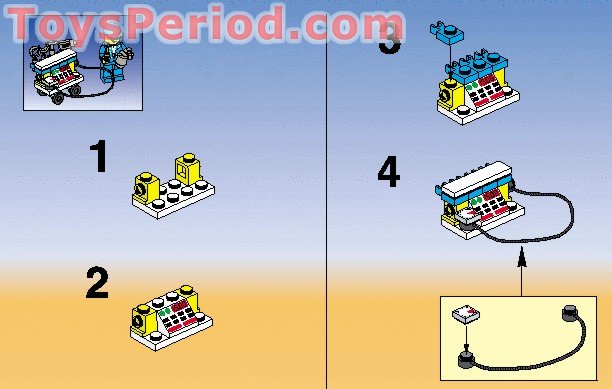 LEGO 2774 Airshow - Red Tiger Instructions and Parts List
