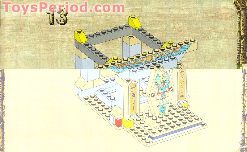 LEGO 3722 Treasure Tomb - TRU Instructions and Parts List