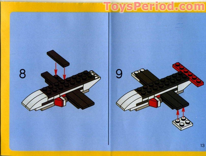 LEGO 4918 Mini Flyers Instructions and Parts List