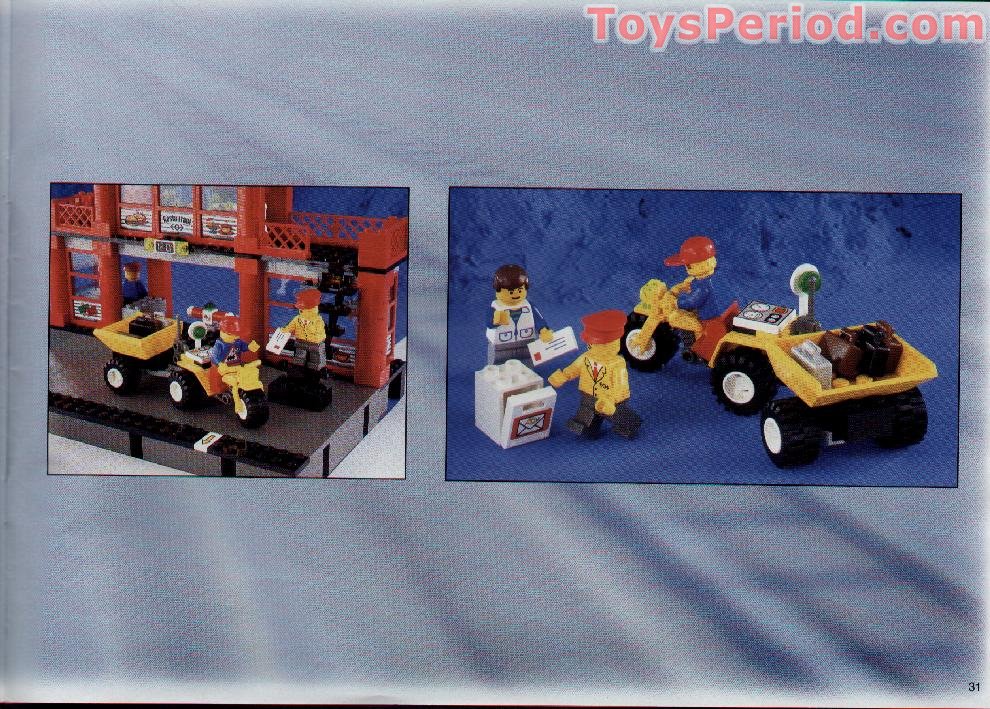 LEGO 4556 Train Station Instructions and Parts List