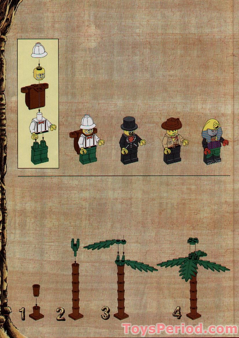 LEGO 5958 Mummy's Tomb Instructions and Parts List