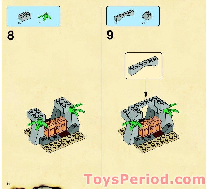 LEGO 6241 Loot Island Instructions and Parts List