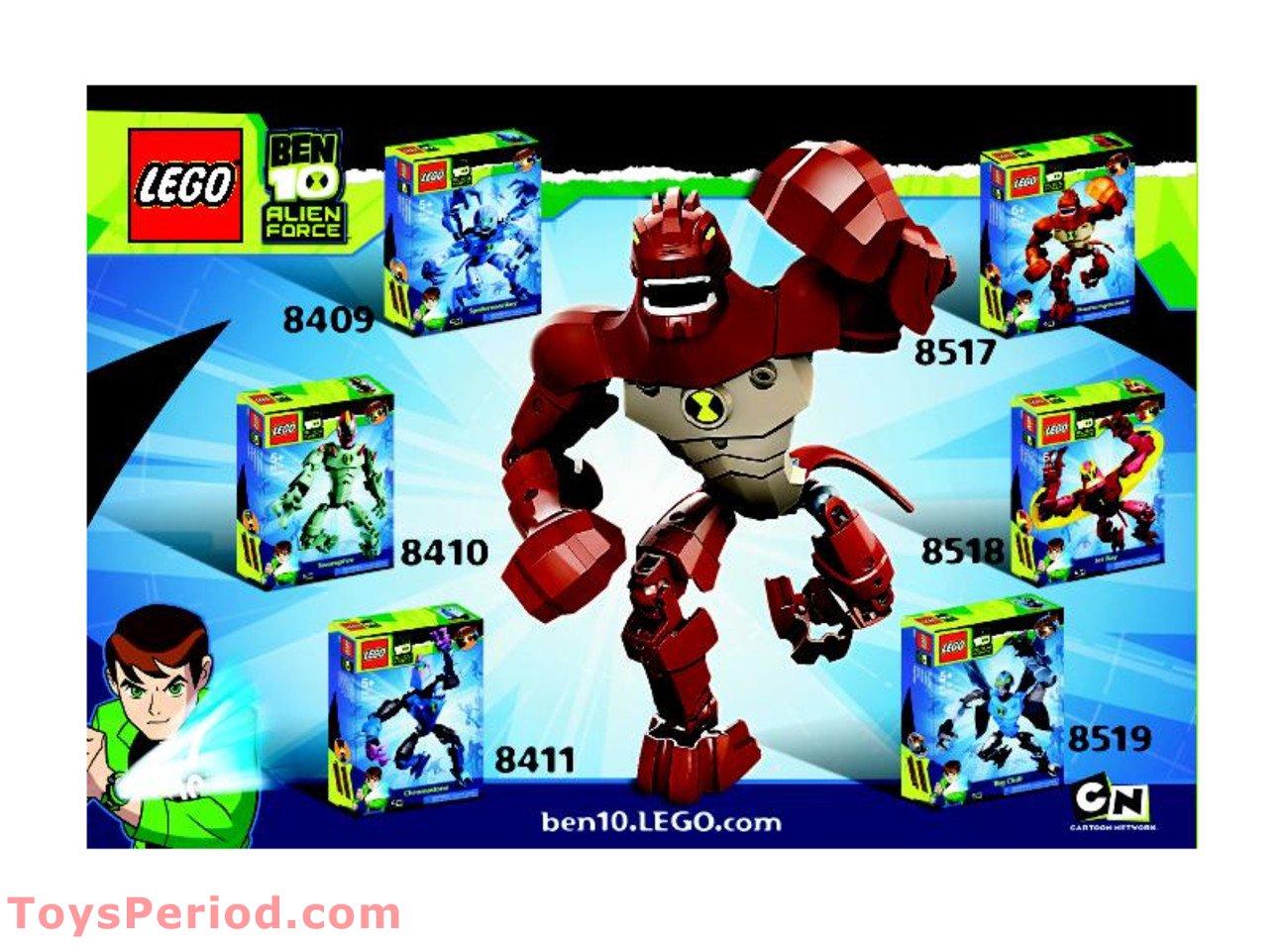 LEGO 7117 Bionicle Stars - Gresh Instructions and Parts List