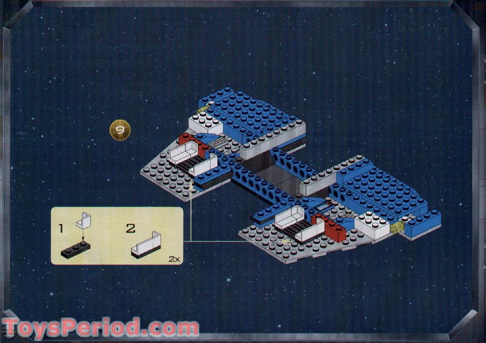 LEGO 7161 Gungan Sub Instructions and Parts List