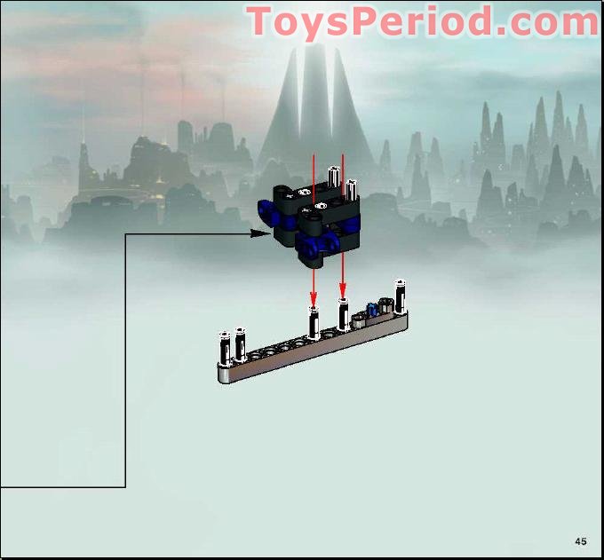 LEGO 8621 Turaga Dume and Nivawk Instructions and Parts List