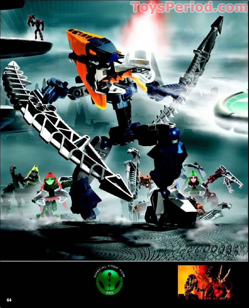 LEGO 8623 Krekka Instructions and Parts List