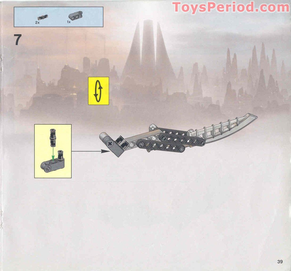 LEGO 8756 Sidorak Instructions and Parts List