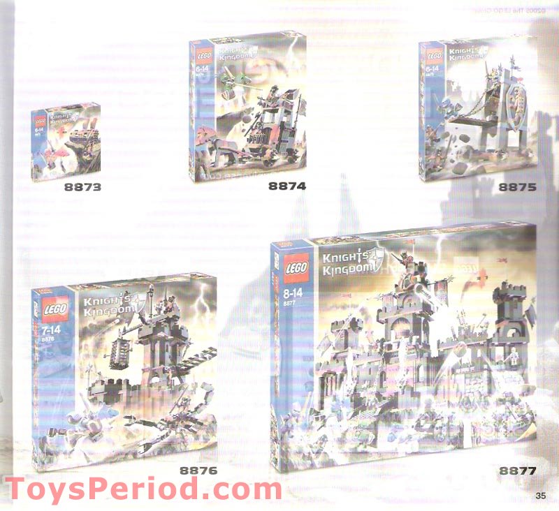 LEGO 8875 King's Siege Tower Set Parts Inventory and Instructions ...