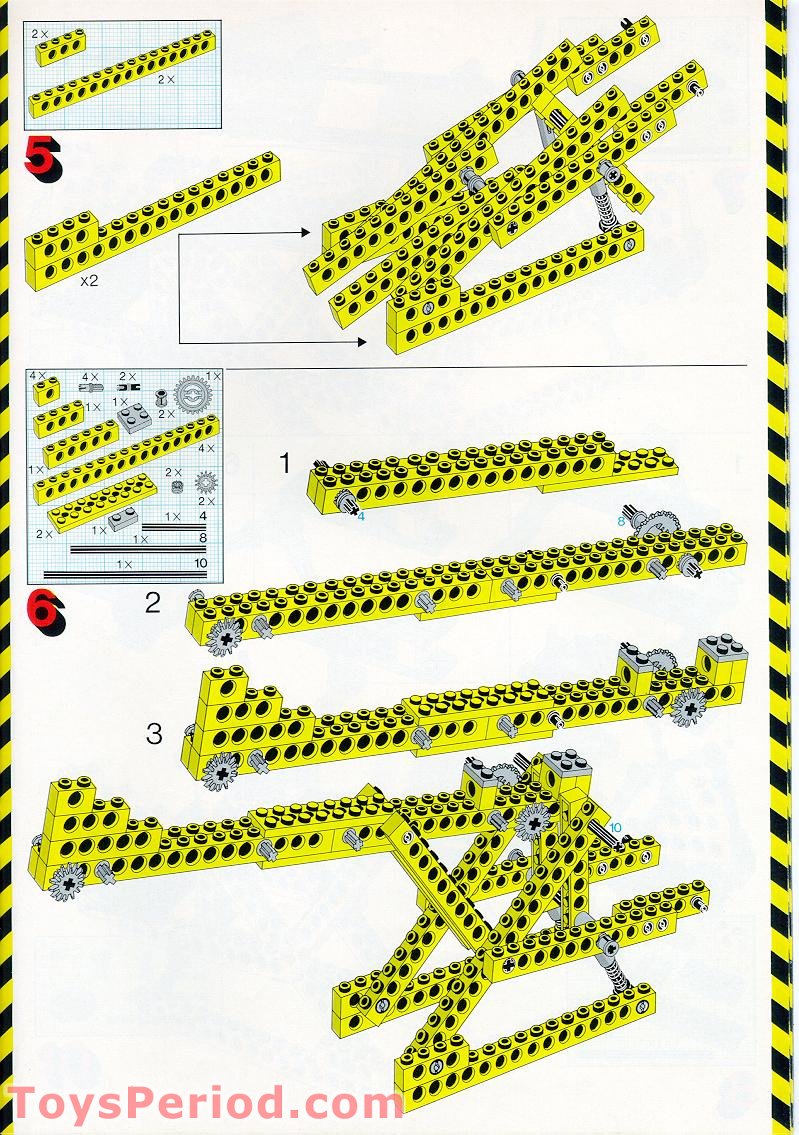 LEGO 8090 Technic Universal Set Instructions and Parts List