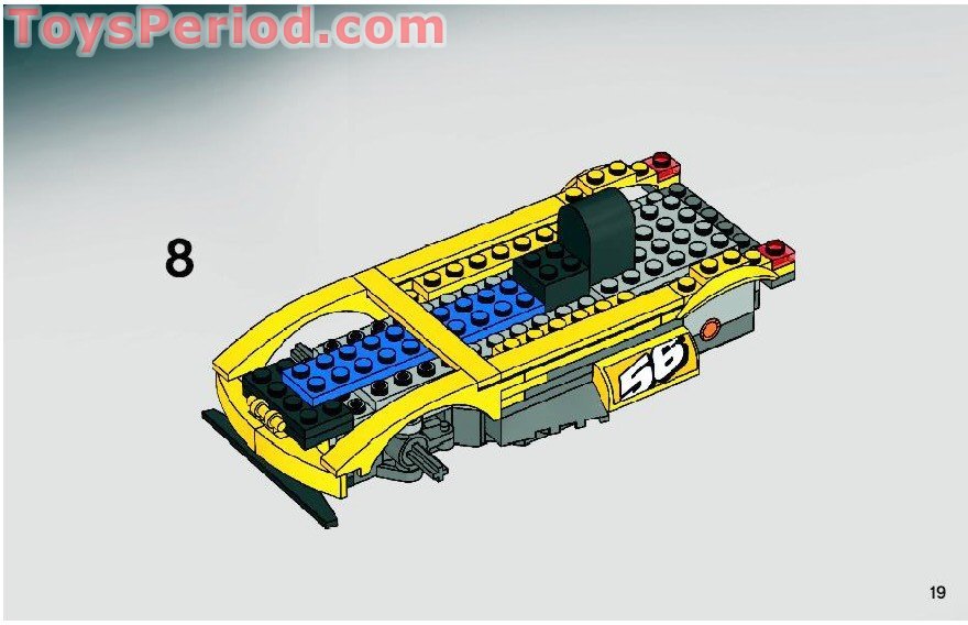 LEGO 8183 Track Turbo RC Instructions and Parts List